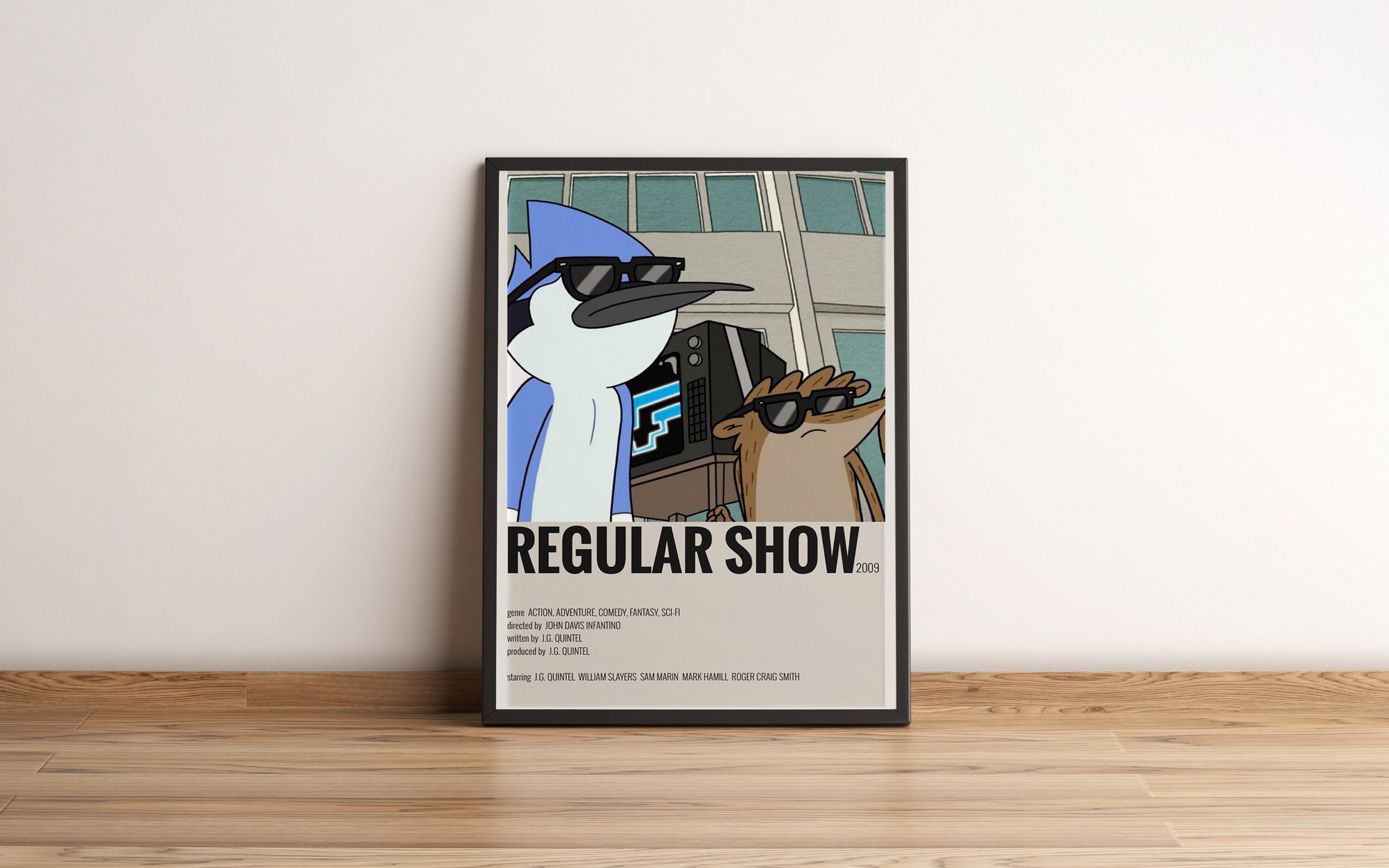 Regular Show Poster Regular Show Tv Series Poster Minimalist Poster ...