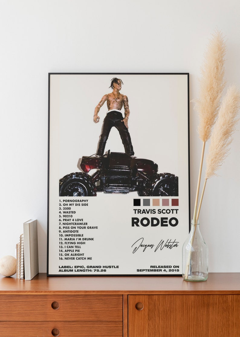 Travis Scott Poster Travis Scott Rodeo Poster Rodeo Album - Etsy