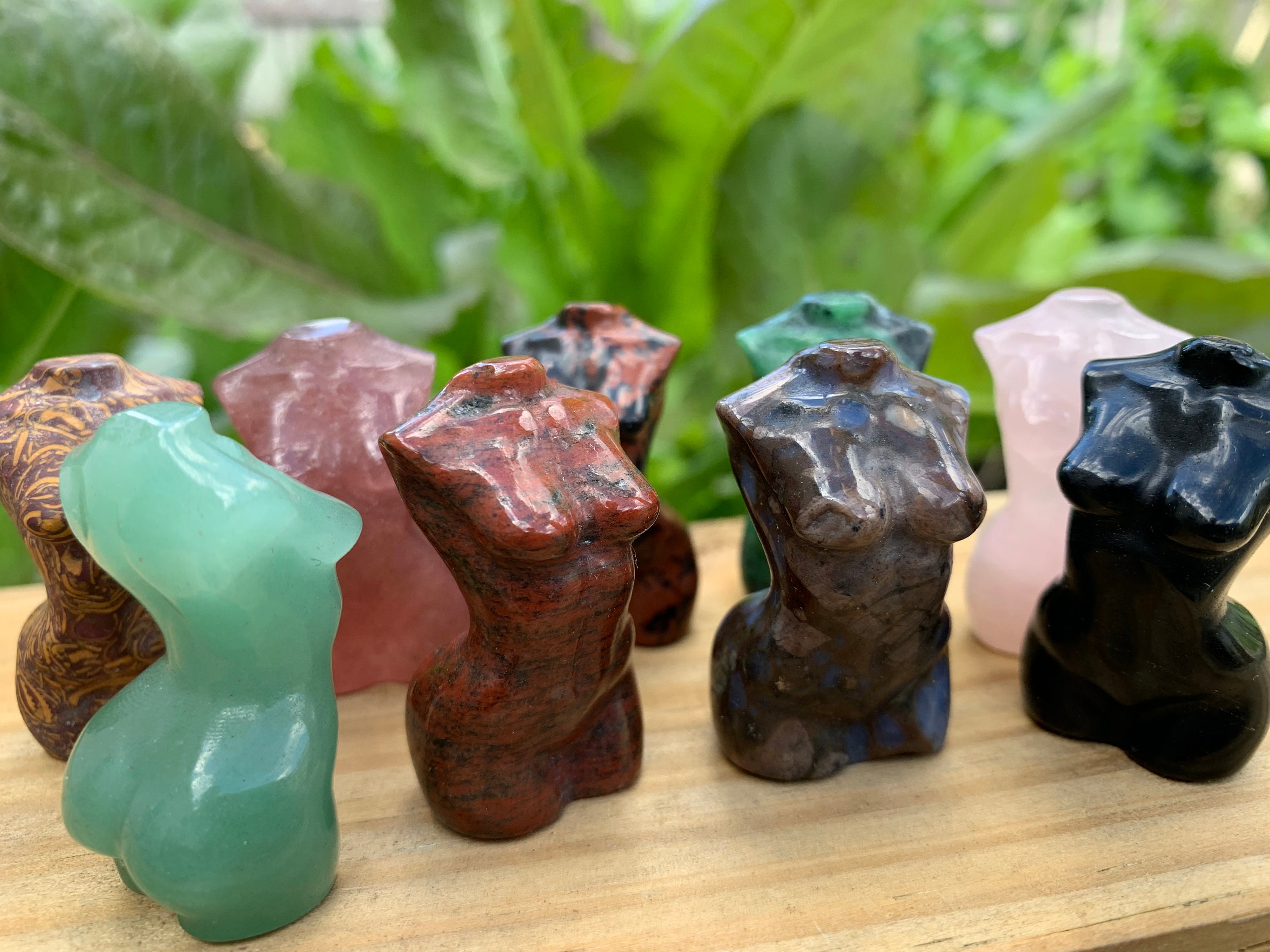 1.5 Inches Hand Carved Goddess Model, Healing Crystal Decor,gemstone ...