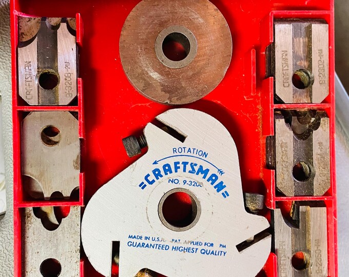 Craftsman 9-3200 Bench Saw Molding Set With 6 Sets of Cutters Book and ...