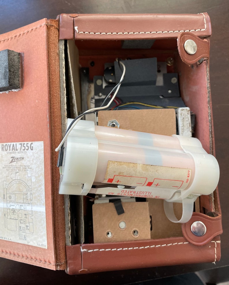 Vintage Zenith Transistor Radio Royal Model 755G. Work - Etsy