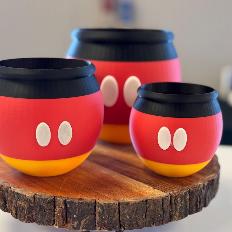 Mickey Mouse Planter - Etsy