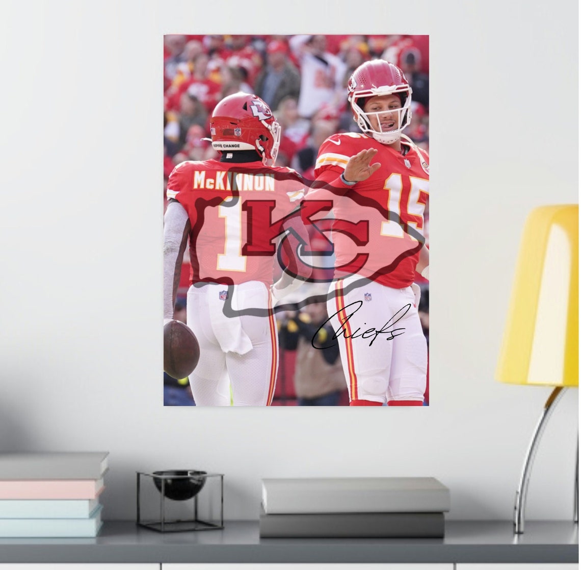 Kansas City Chiefs Super Bowl Polyester Canvas Wall Art - Etsy