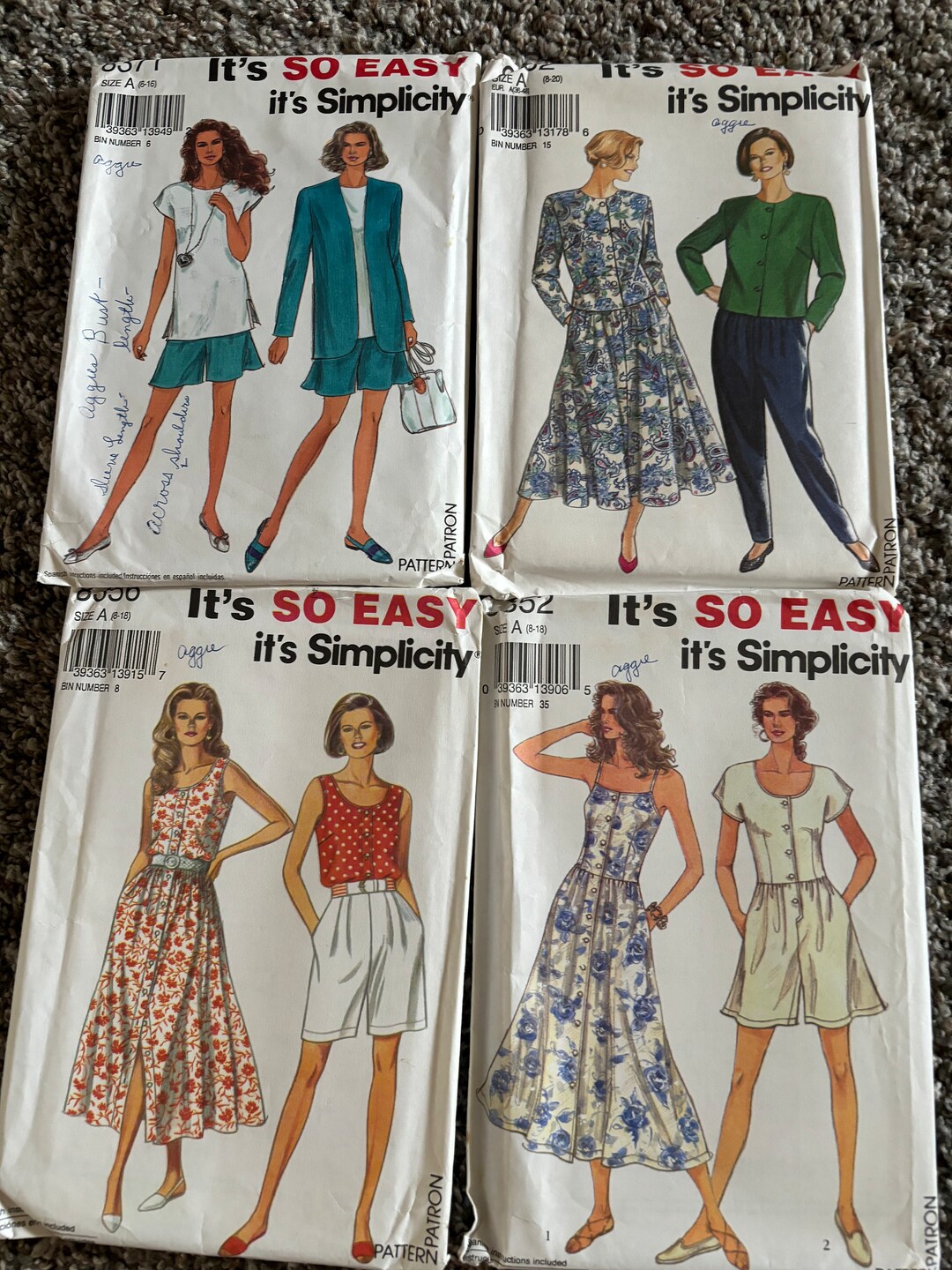 Vintage It's so Easy Sewing Patterns - Etsy