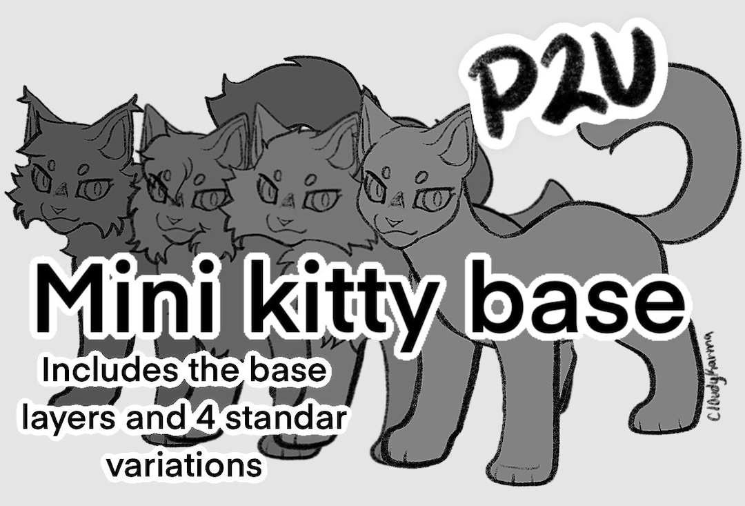 Mini Kitty Base Pack - Etsy