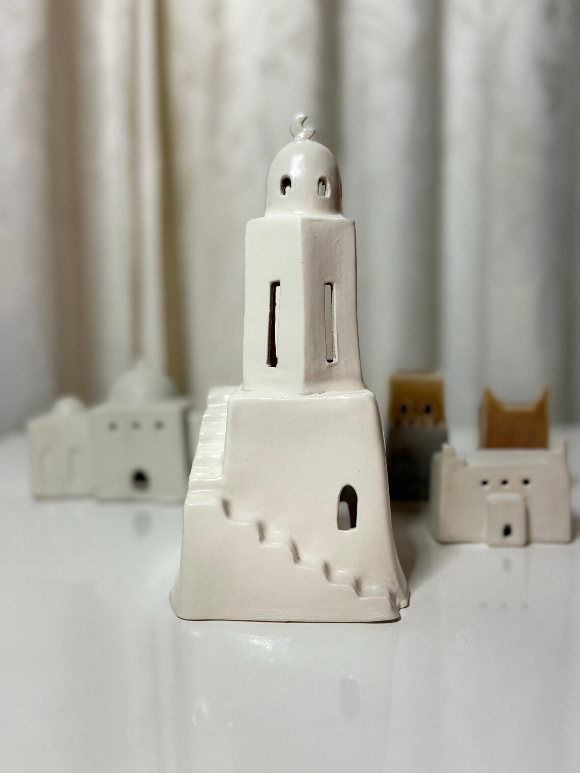 Handmade Porcelain Minaret: Islamic Art, Eid Decoration - Etsy
