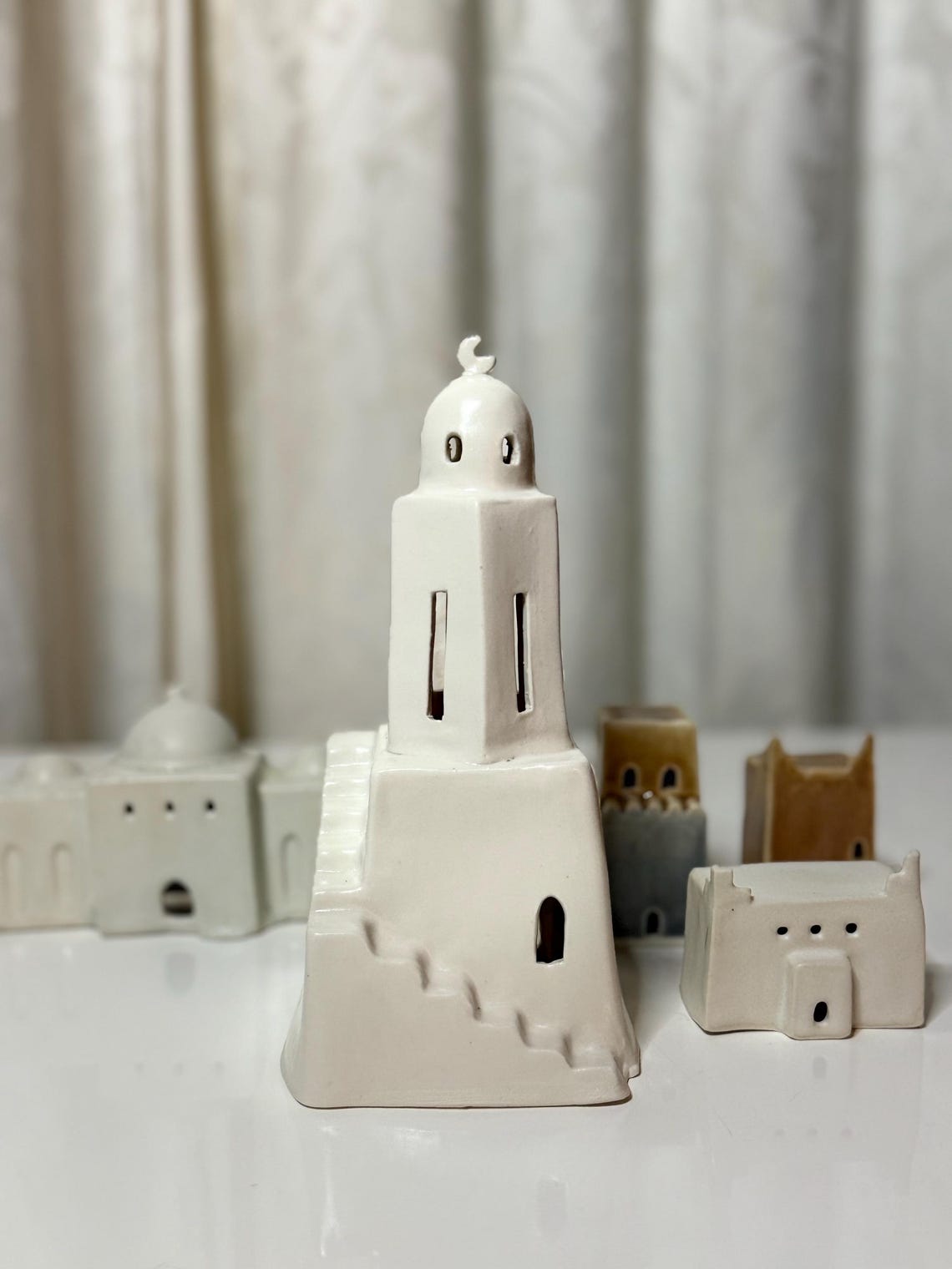 Handmade Porcelain Minaret: Islamic Art, Eid Decoration - Etsy