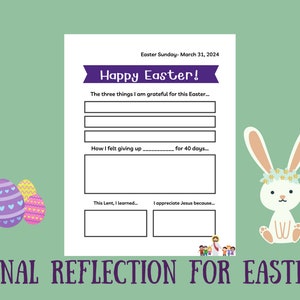 Instant Download Kids Lent Journal- Fun Family Lent Activity Pages ...
