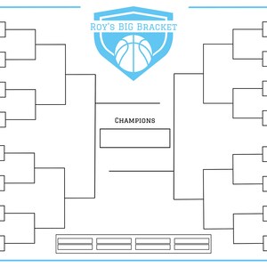 March Madness Bracket White Board - Etsy