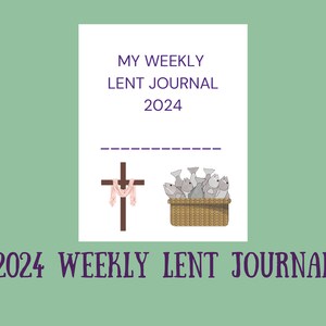 Instant Download Kids Lent Journal- Fun Family Lent Activity Pages ...