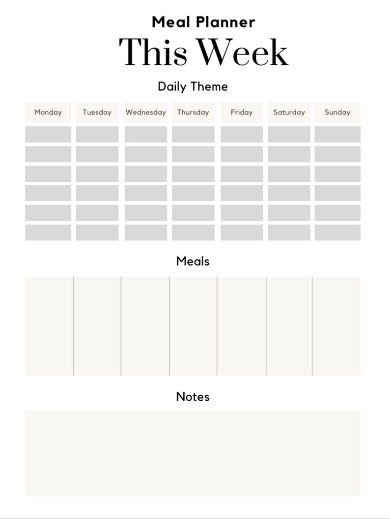 Ultimate Meal Planner: Your Path to Healthy Eating! - Etsy