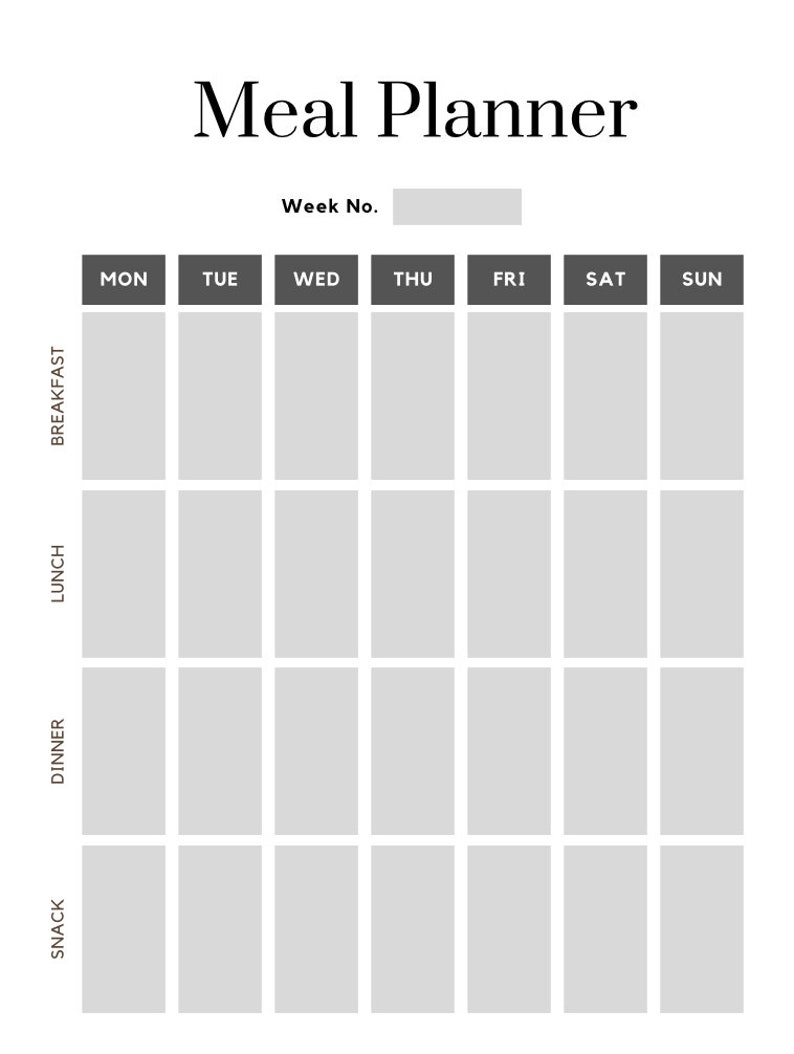 Ultimate Meal Planner: Your Path to Healthy Eating! - Etsy