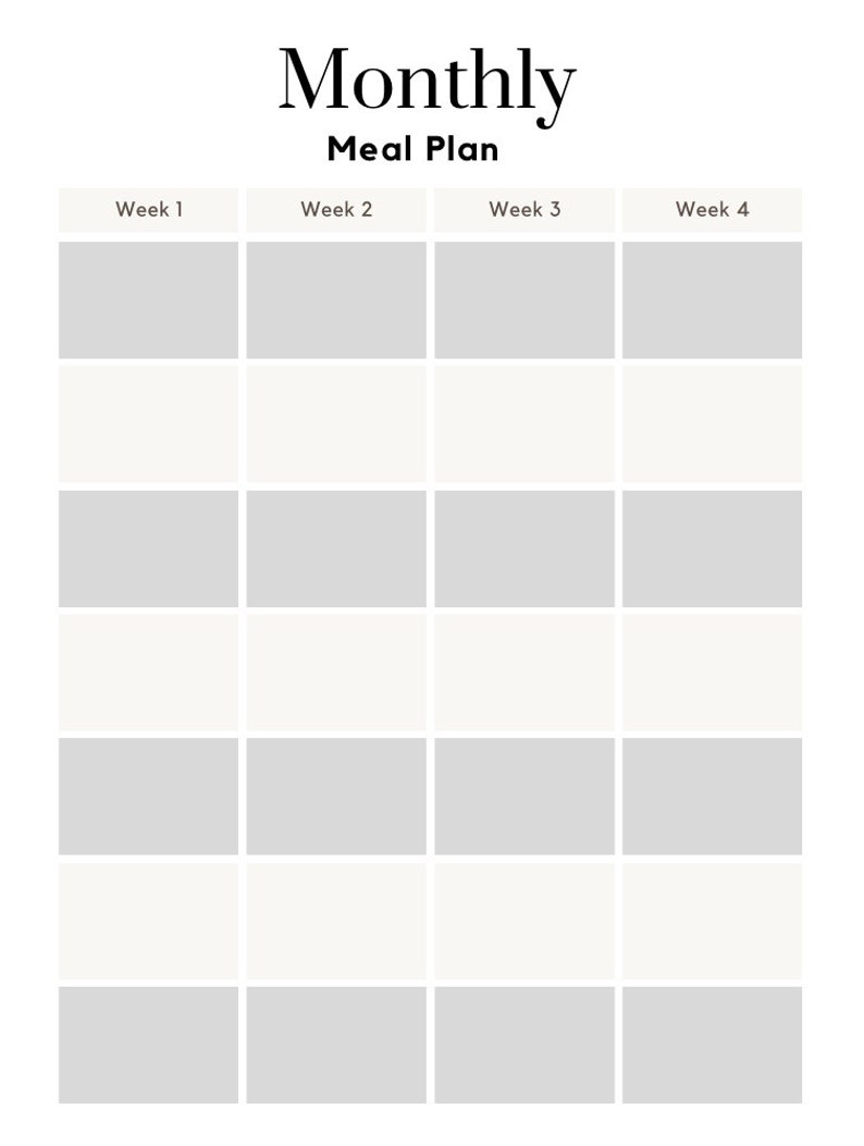Ultimate Meal Planner: Your Path to Healthy Eating! - Etsy