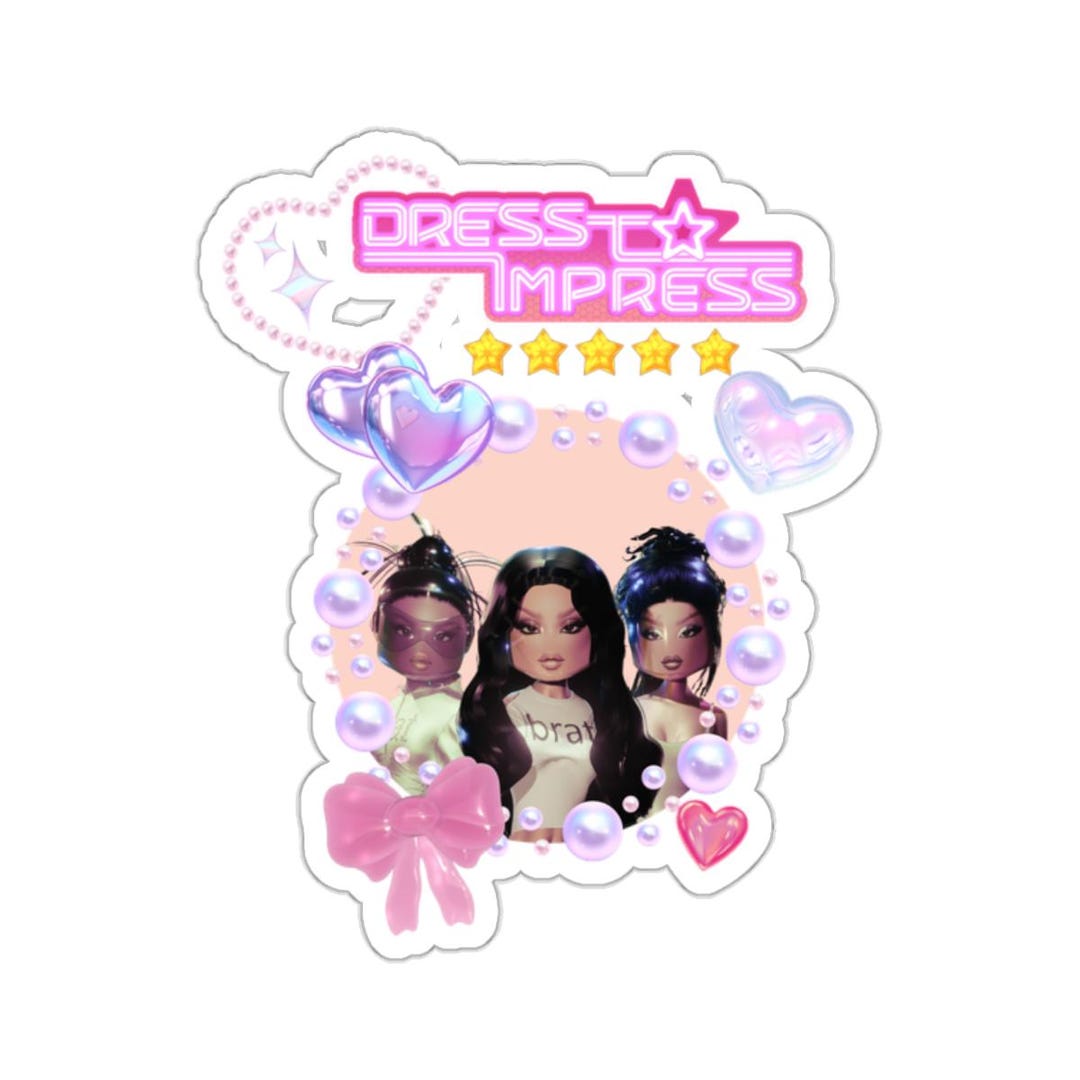 DRESS TO IMPRESS Stickers Dti Stickers Roblox Stickers - Etsy
