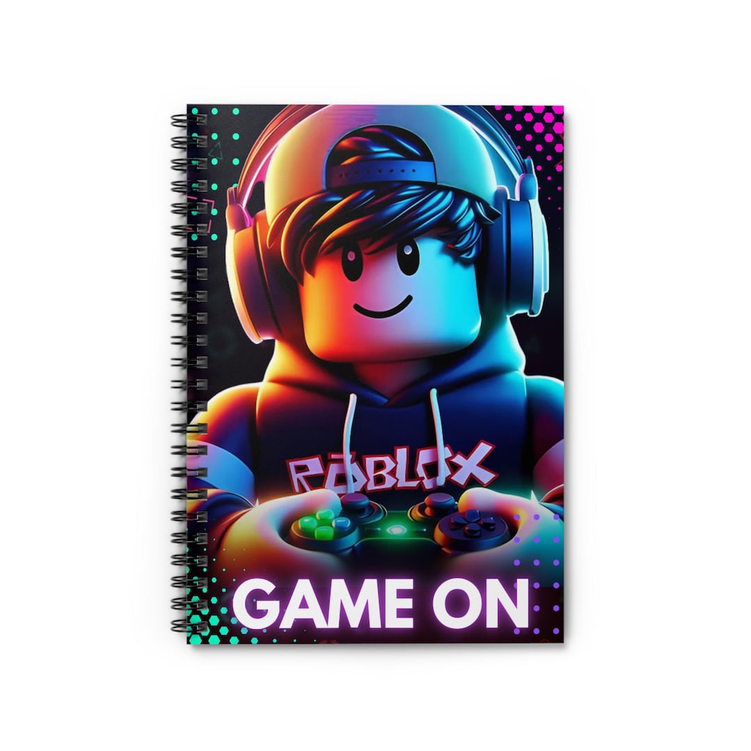 ROBLOX Gamer Video Games Spiral Notebook - Ruled Line - Etsy