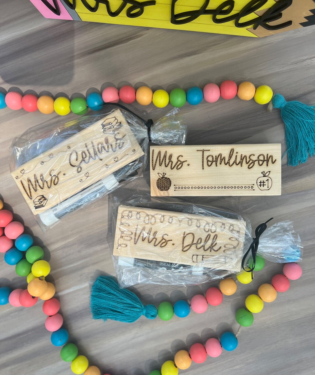 Eraser Kit Teacher Gift Laser Engraved - Etsy