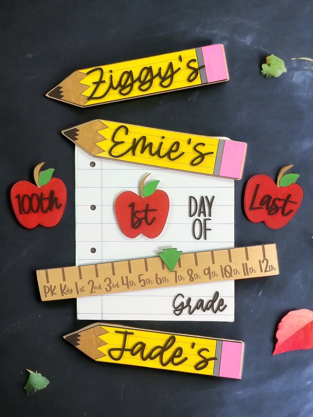 Back to School Personalized Interchangeable Sign - Etsy