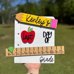 Back to School Personalized Interchangeable Sign - Etsy