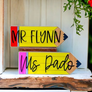 Teacher’s Gift Pencil Holder Desk Organizer - Etsy