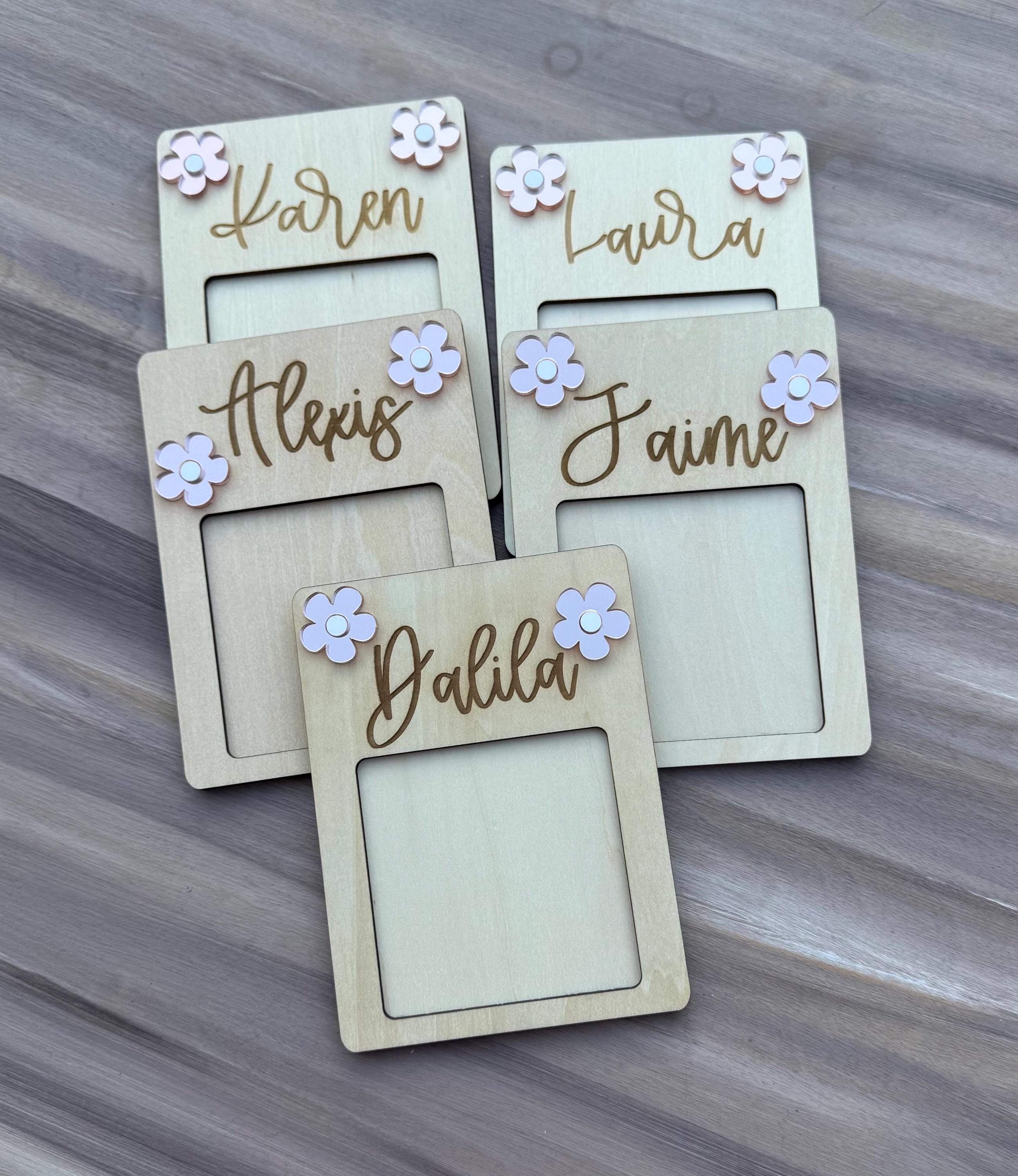 Sticky Note Holder Personalized Teacher Gift/office/desk Accessory ...