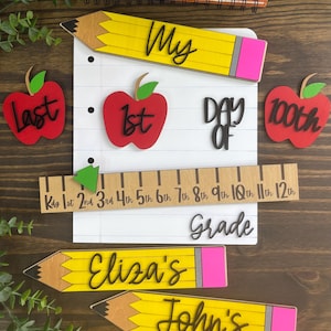 Back to School Personalized Interchangeable Sign - Etsy