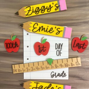 Back to School Personalized Interchangeable Sign - Etsy
