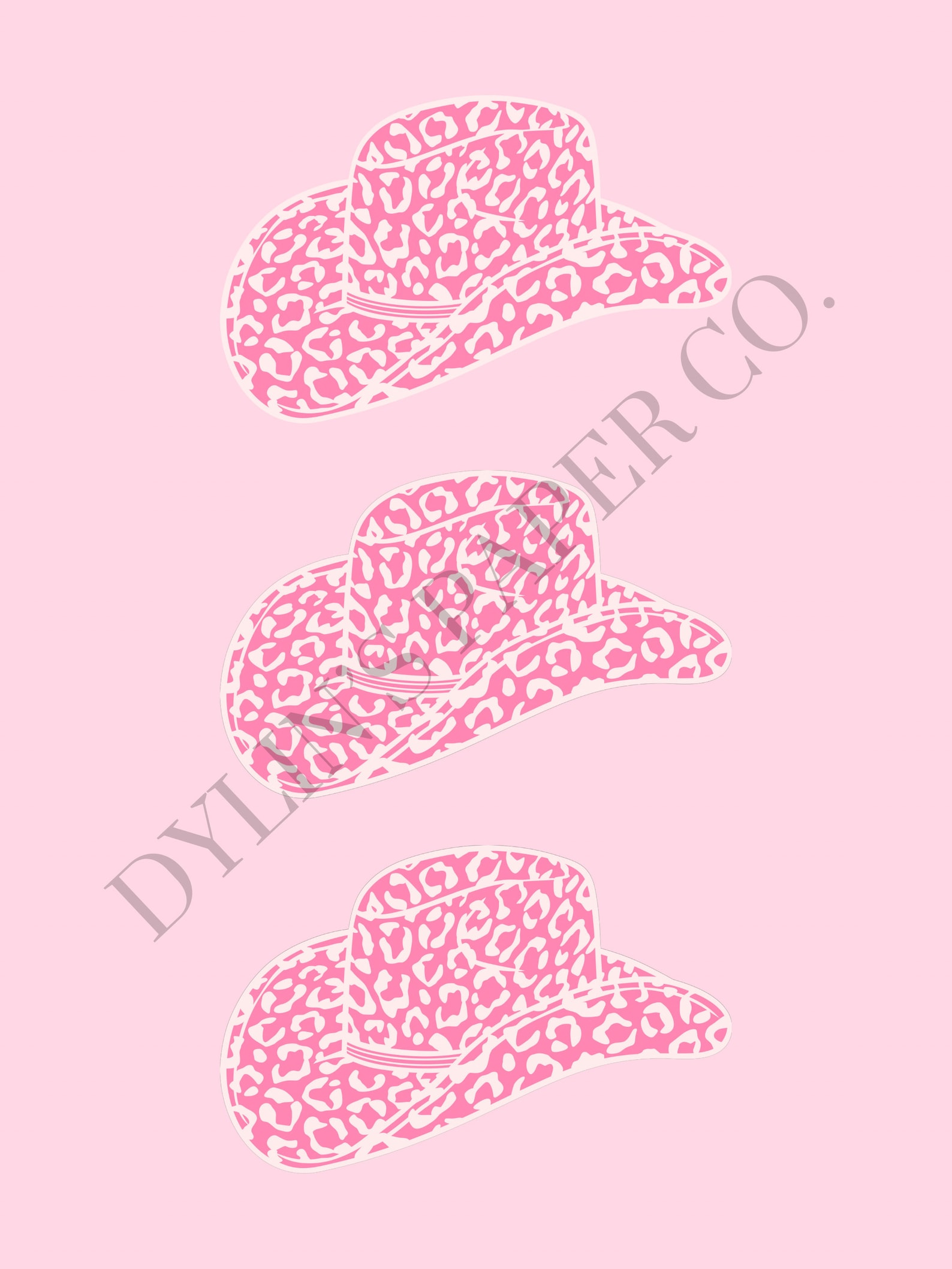 Cheetah Cowgirl Hat Design | PG Print | Instant Download | - Etsy