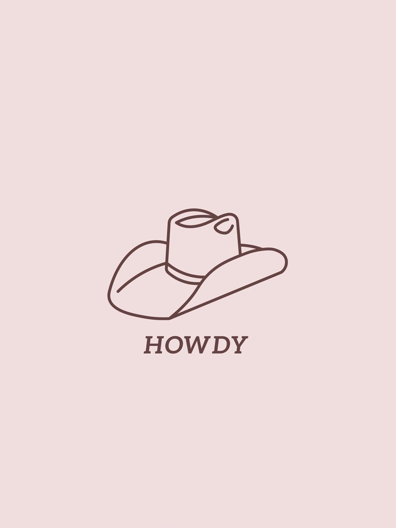Howdy Digital Print | JPG Print | Instant Download | - Etsy