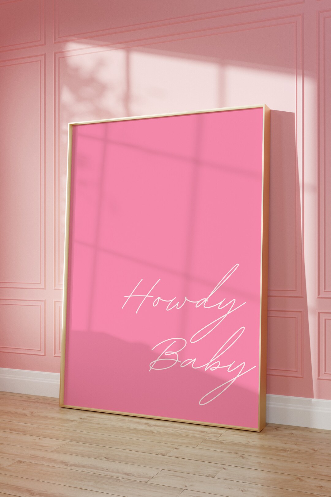 Howdy Baby Design | JPG Print | Instant Download | - Etsy