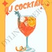 Cocktail Pack 6 Images | JPG Print | Instant Download | - Etsy