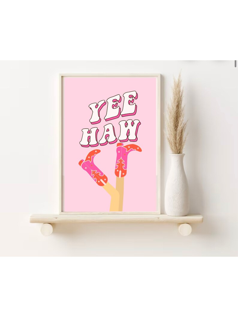 Yee Haw Cowgirl Design - Etsy