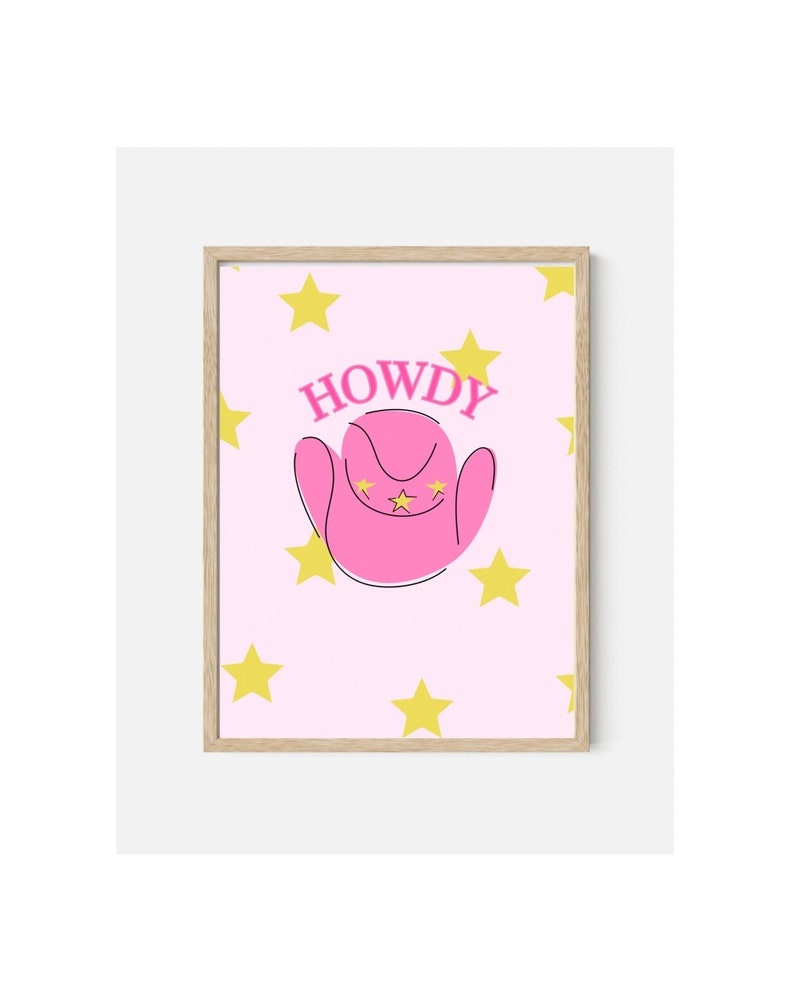 Howdy Star Design | JPG Print | Instant Download | - Etsy