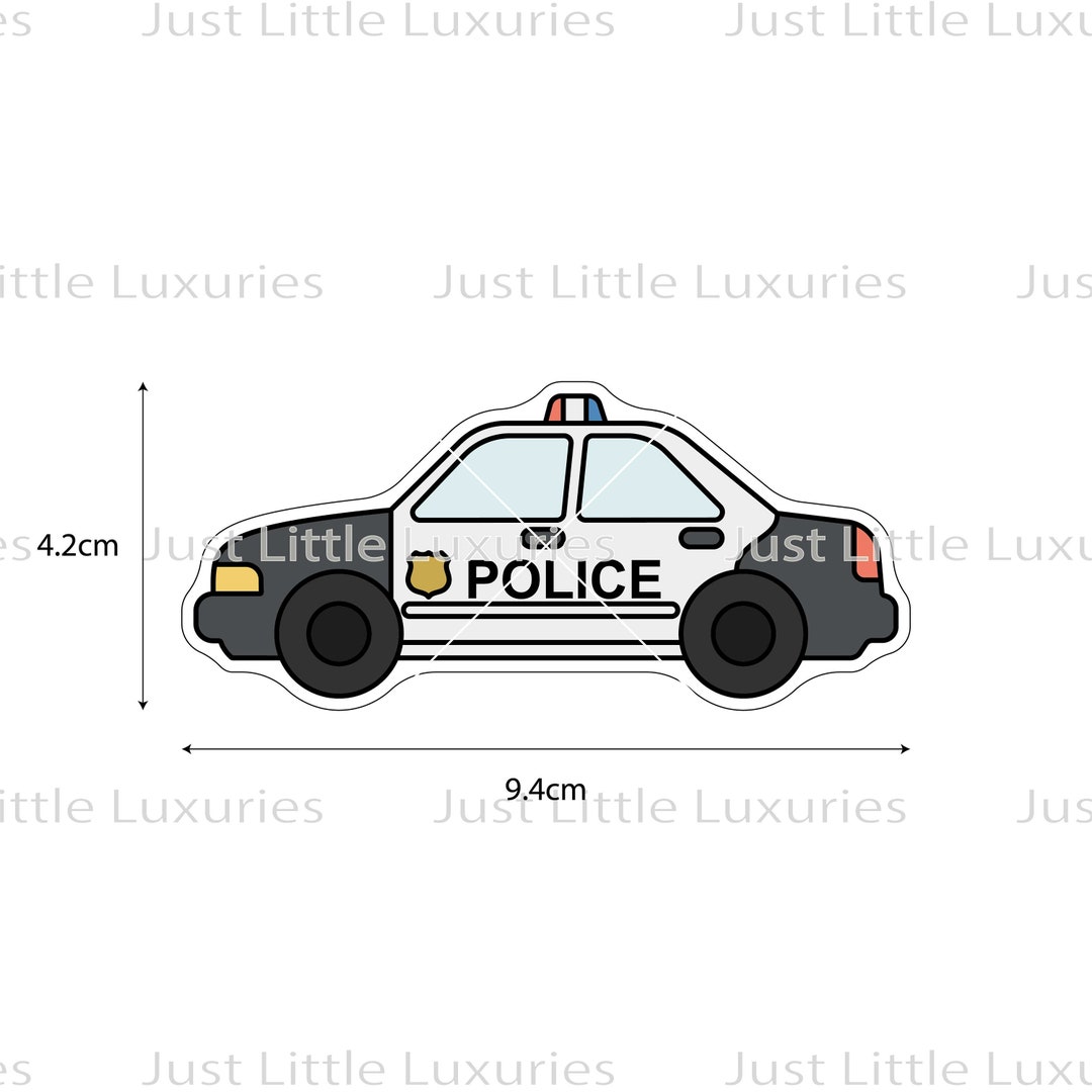 Police Car Cookie Cutter - Etsy