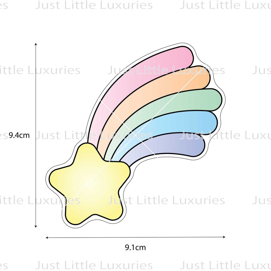 Shooting Star Cookie Cutter - Etsy