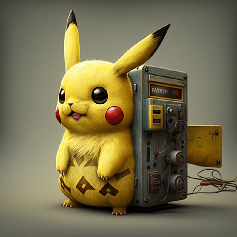Pikachu Voltage Machine - Etsy