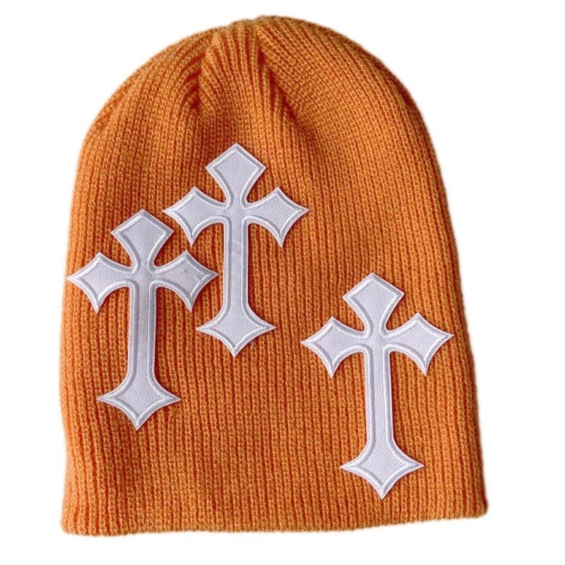 Triple Cross Beanie - Etsy