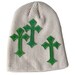 Triple Cross Beanie - Etsy