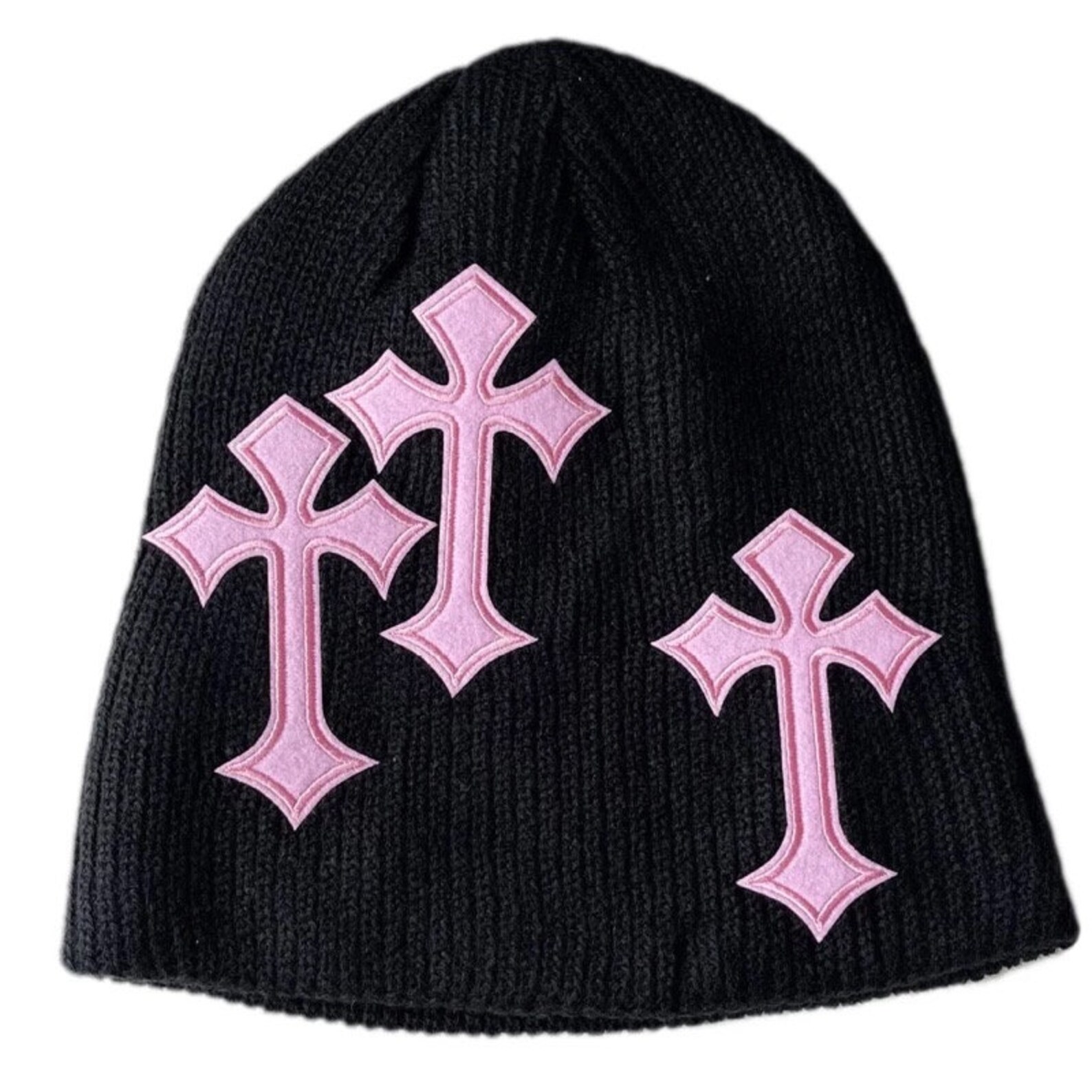 Triple Cross Beanie - Etsy