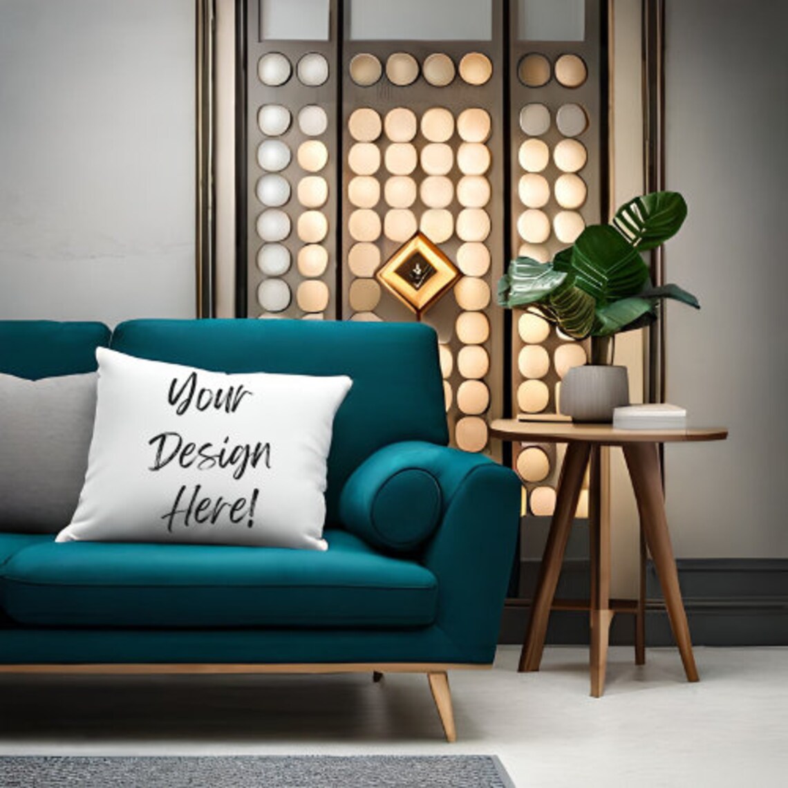 Pillow Mockup Pack, Mock up Set of 5 Pillow Mockups, White Pillow Mock ...