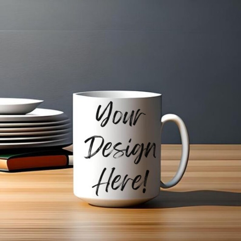 Mug Mockup Pack, Set of 5 Mug Mockups, Blank White Mug Mock Up, Blank ...