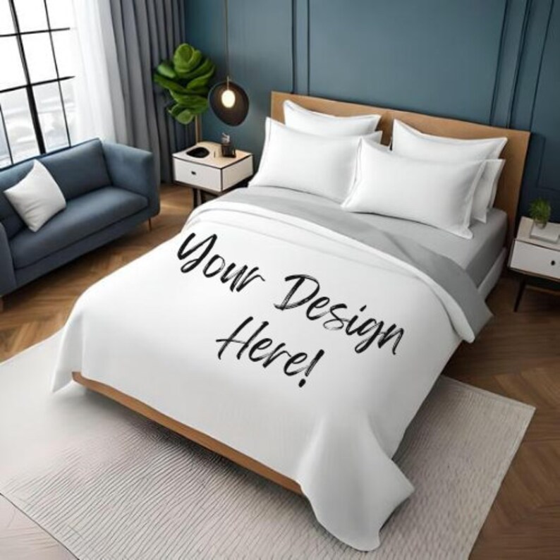 Blanket Mockups, Blanket Mockup, White Blanket Mock Up, White Sheets ...