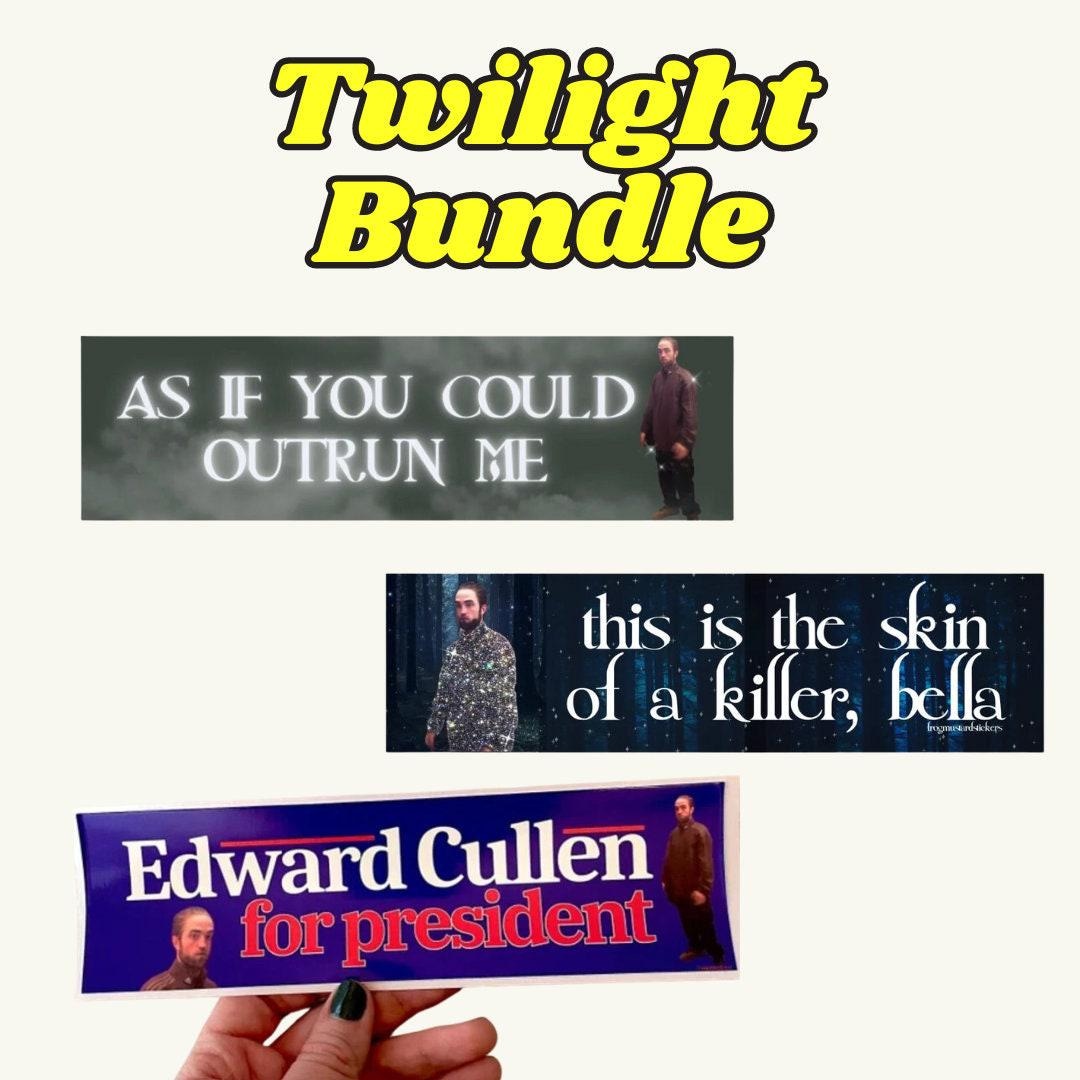 Twilight Saga Bumper Sticker or Magnet Bundle - Funny Car Decals - Etsy