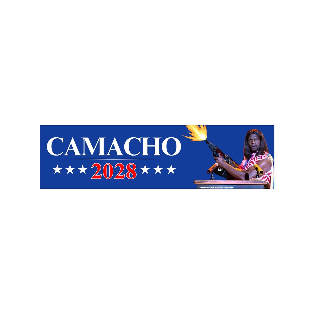 Camacho 2028 Bumper Sticker or Magnet | Political Liberal Dem Socialist ...