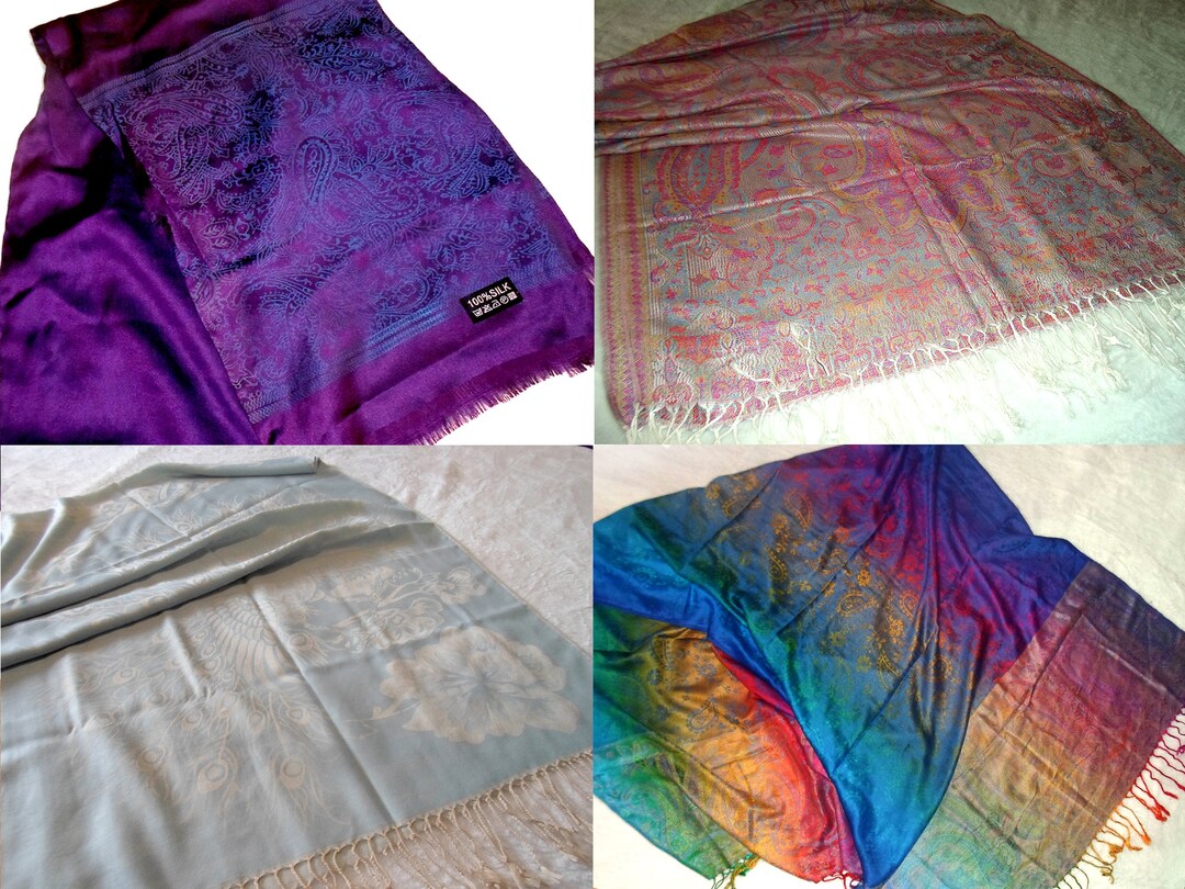 Thai Silk / Scarf / Shawl - Etsy