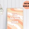 Retro Classroom Digital Download Posters Groovy Pastel Classroom Decor ...