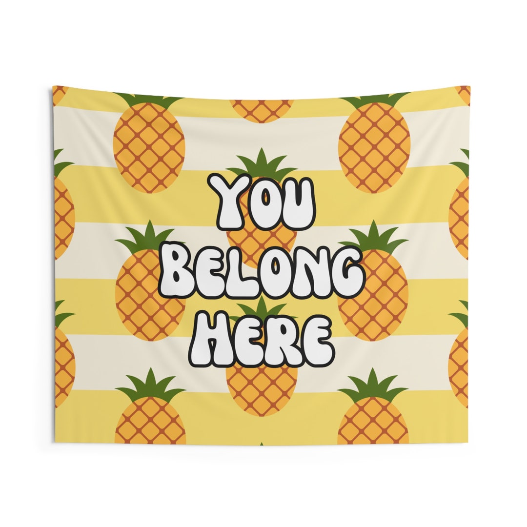 Tropical Classroom Decor Pineapple Decor Indoor Wall Tapestry Retro ...