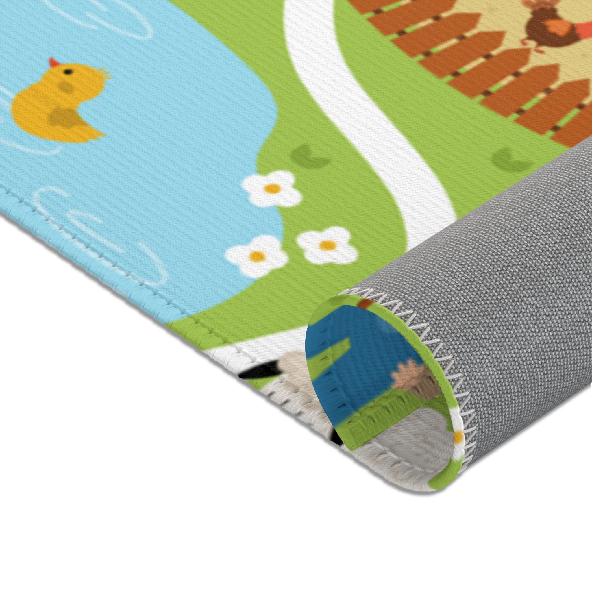 Farm Play Rug for Kids Room Area Rug for Children Farm Area Carpet ...