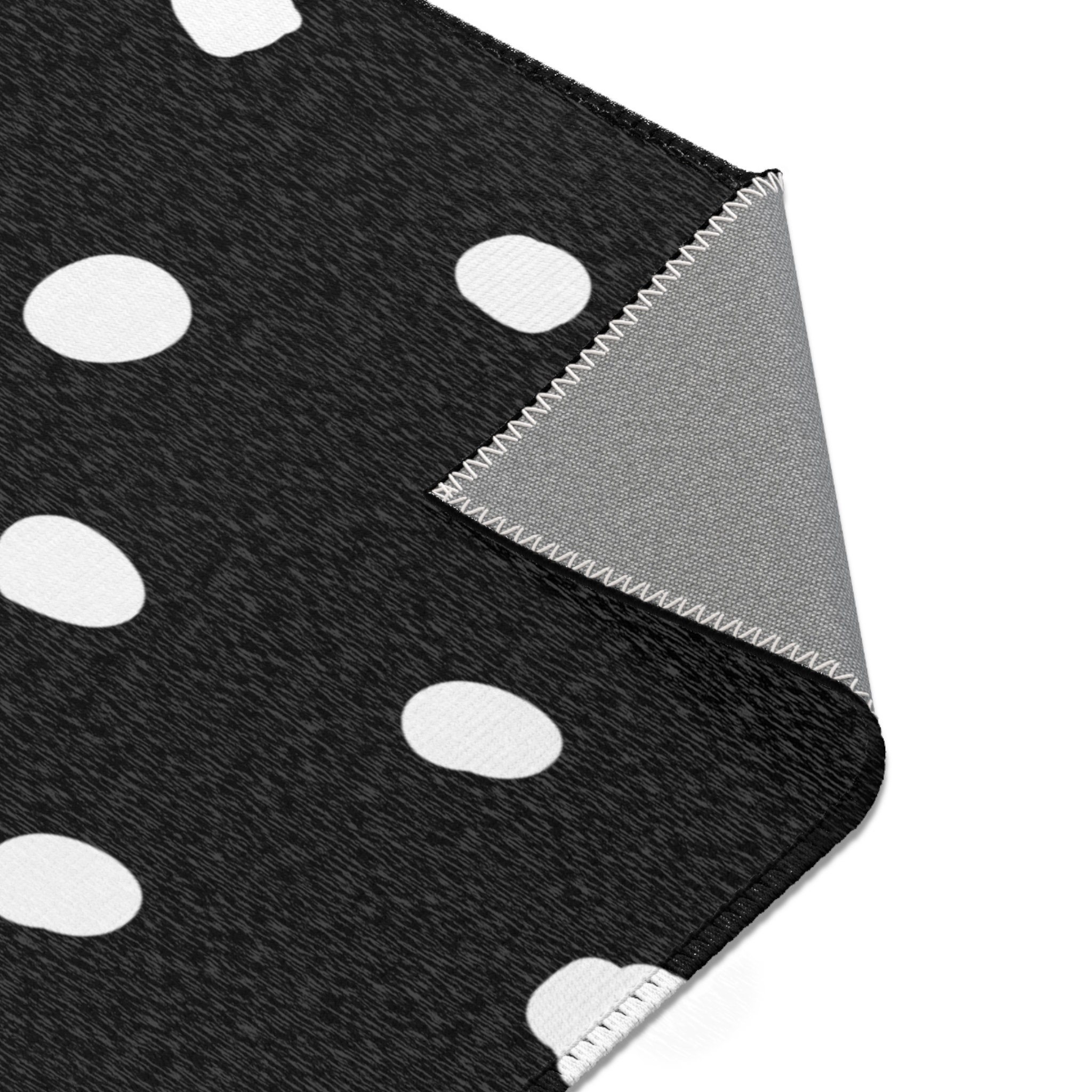 Polka Dot Rug for Classroom Neutral Area Rug Retro Classroom Decor ...