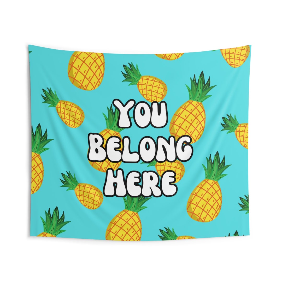 Tropical Classroom Decor Pineapple Decor Indoor Wall Tapestry Retro ...
