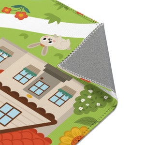 Farm Play Rug for Kids Room Area Rug for Children Farm Area Carpet ...